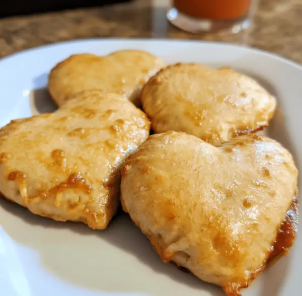 Mini Cheesy Heart Calzones