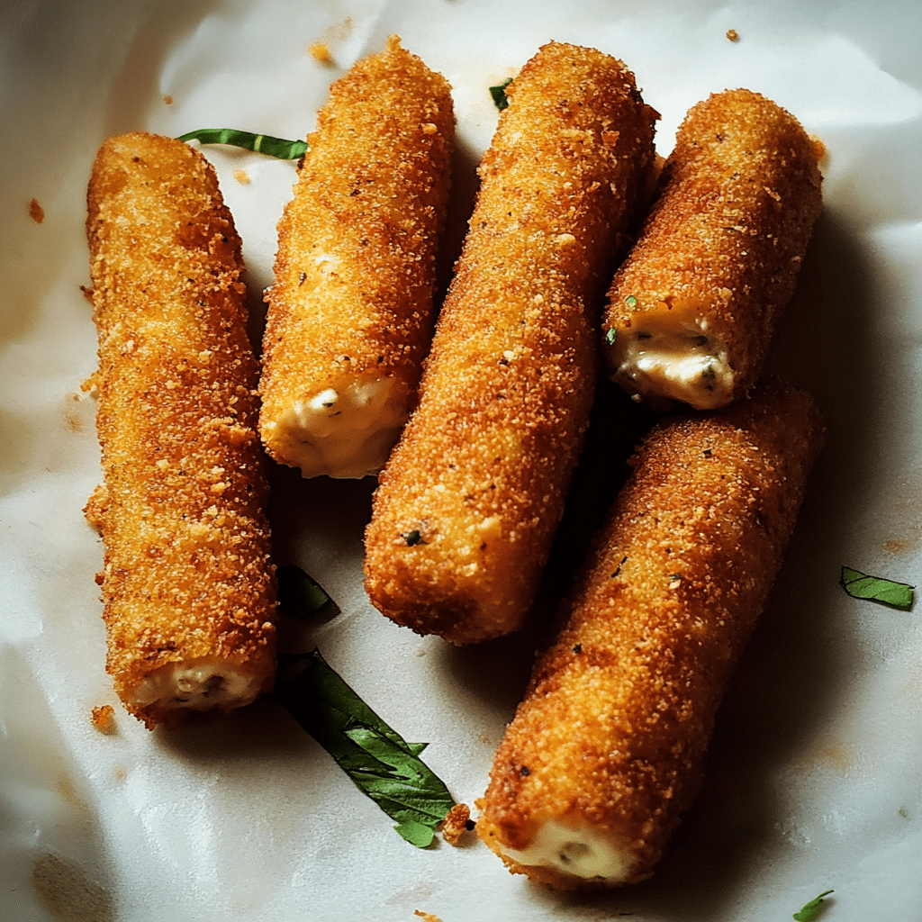 Rice Paper Mozzarella Sticks