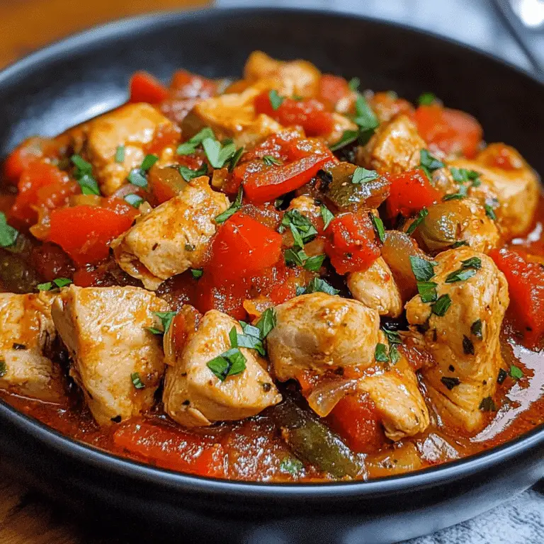 Tavuk Sote (Turkish Chicken Stew)