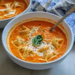 Creamy Tomato Ravioli Soup