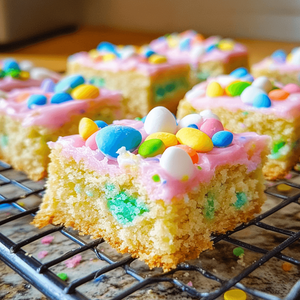 Easter Sugar Cookie Bars