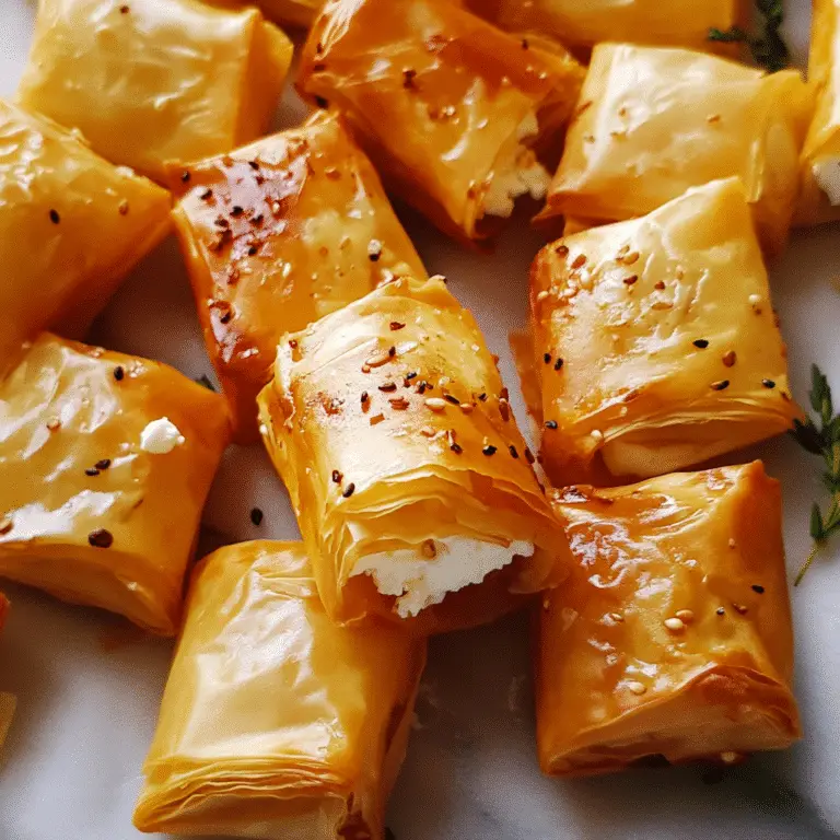 Mini Phyllo Feta Bites