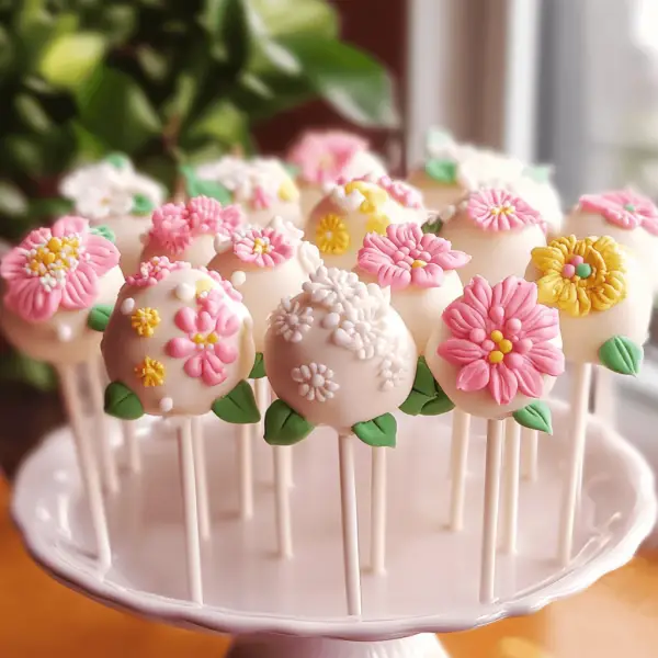 Spring Flower Cake Pops