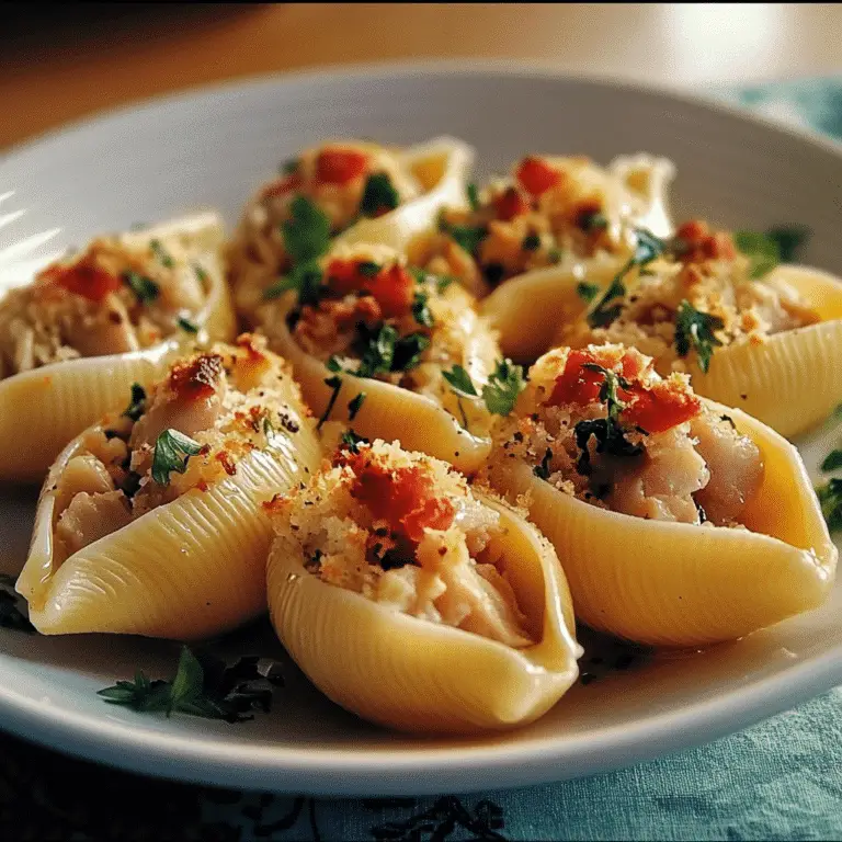 Tuna Stuffed Shells